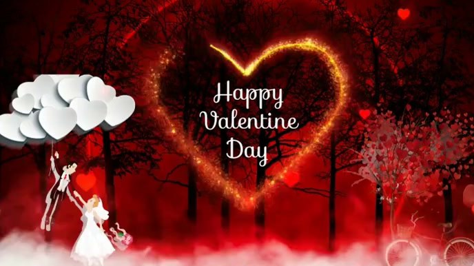 Happy Valentine's day video template | PosterMyWall