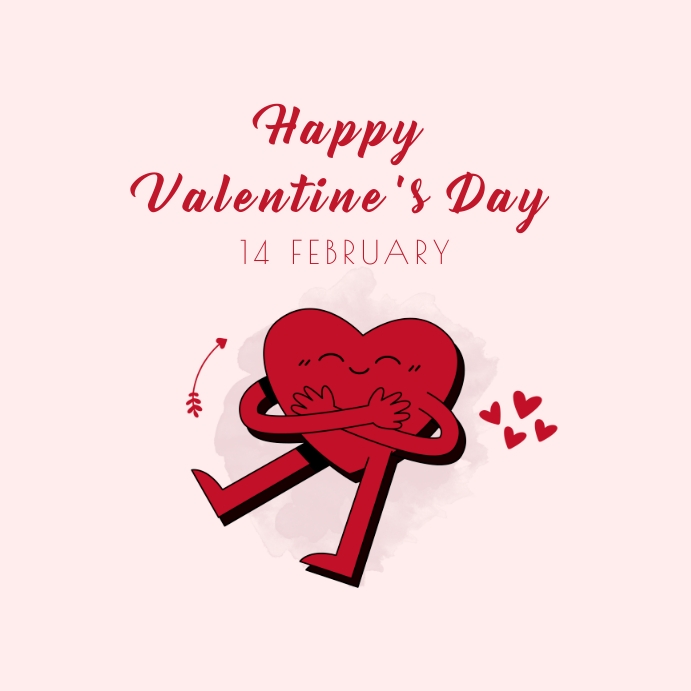 Happy valentine's day wishes post Template | PosterMyWall