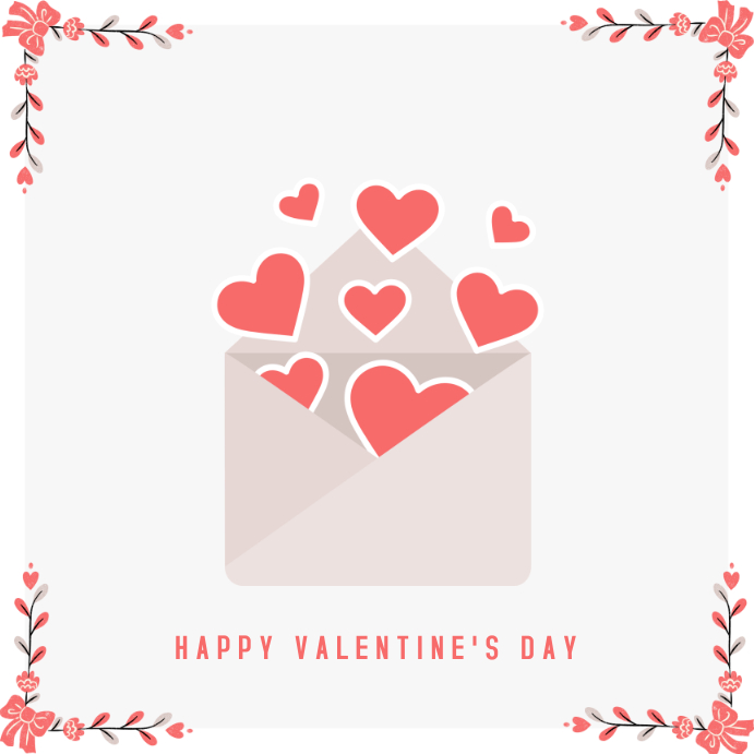 Happy valentine's day wishes post Template | PosterMyWall