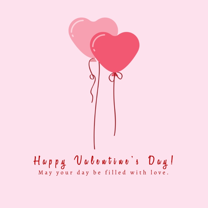 Happy valentine's day wishes post Template | PosterMyWall