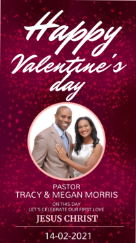 Red Valentine's Day Instagram Story Template | PosterMyWall