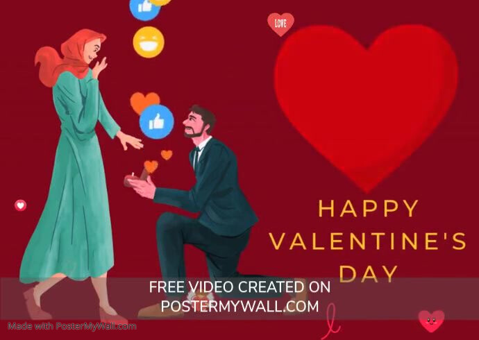 Copy of happy valentine day | PosterMyWall