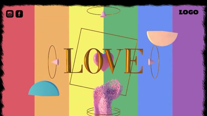 Happy Valentine Day Digital Display | PosterMyWall