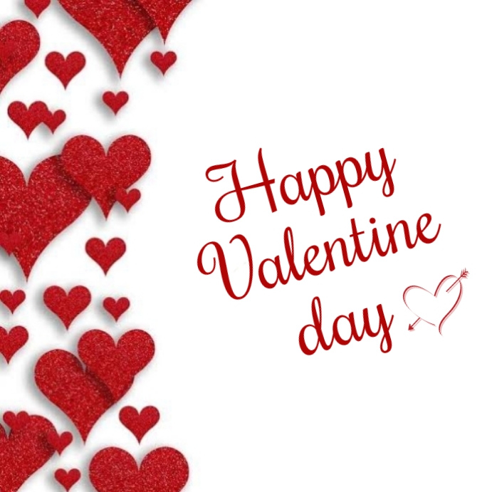 Plantilla de Happy Valentine day Instagram post template | PosterMyWall