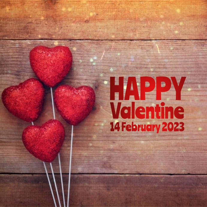 Happy Valentine day Instagram post template | PosterMyWall