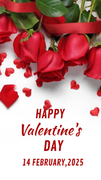 Happy Valentine Day template 2025 | PosterMyWall