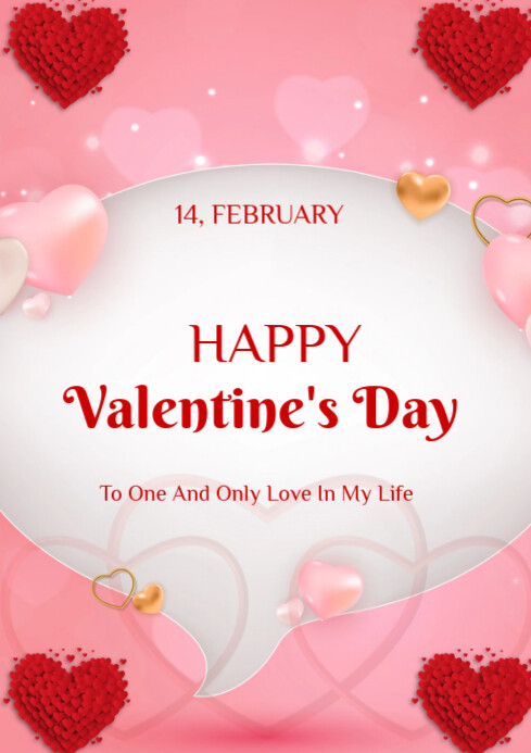 Copy of Happy Valentine Day template 2025 | PosterMyWall