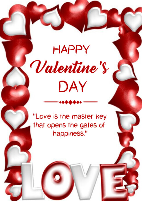 Copy of Happy Valentine Day template 2025 | PosterMyWall