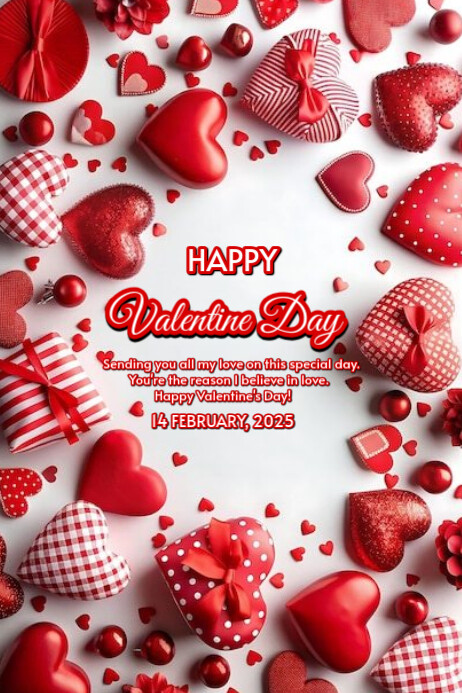 Copy of Happy Valentine Day template 2025 | PosterMyWall