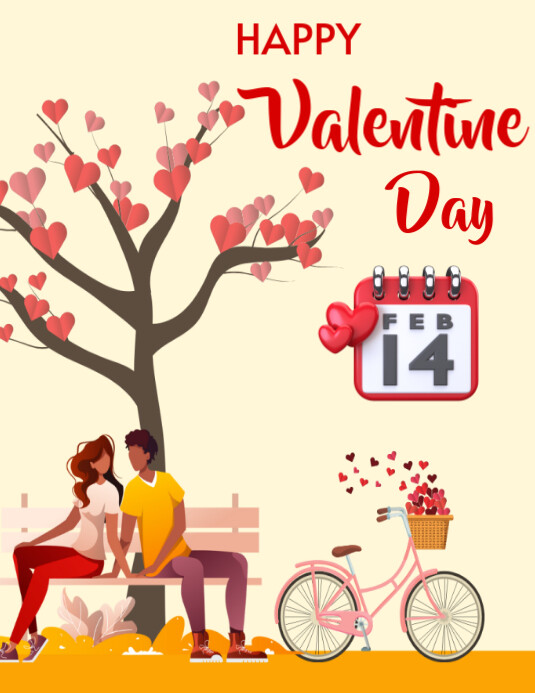 Happy Valentine Day template 2025 | PosterMyWall