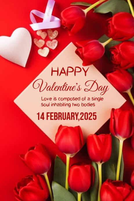 Happy Valentine Day template 2025 | PosterMyWall