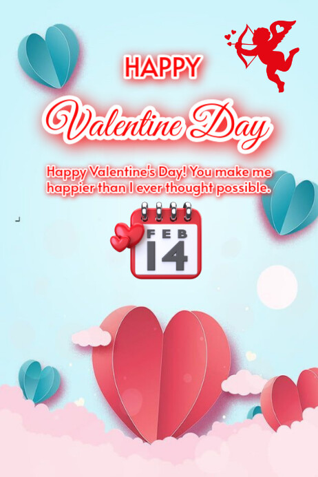 Copy of Happy Valentine Day template 2025 | PosterMyWall