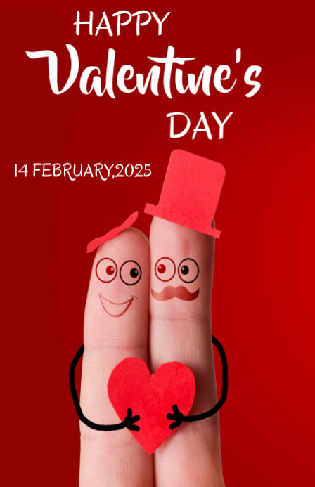 Copy of Happy Valentine Day template 2025 | PosterMyWall