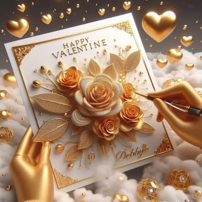 happy valentine Debby Template | PosterMyWall