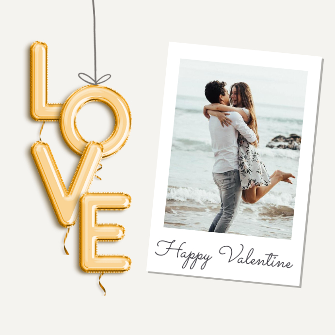 Happy Valentine Instagram Post Template | PosterMyWall