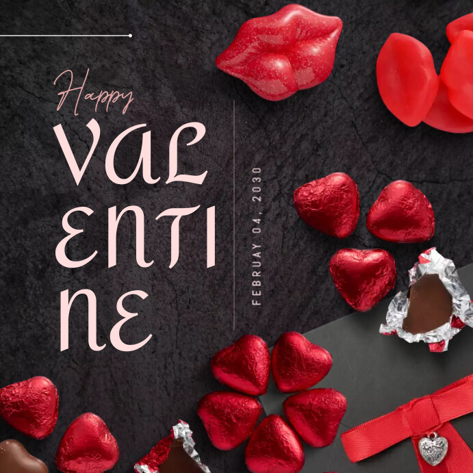 Happy Valentine Instagram Post Template | PosterMyWall