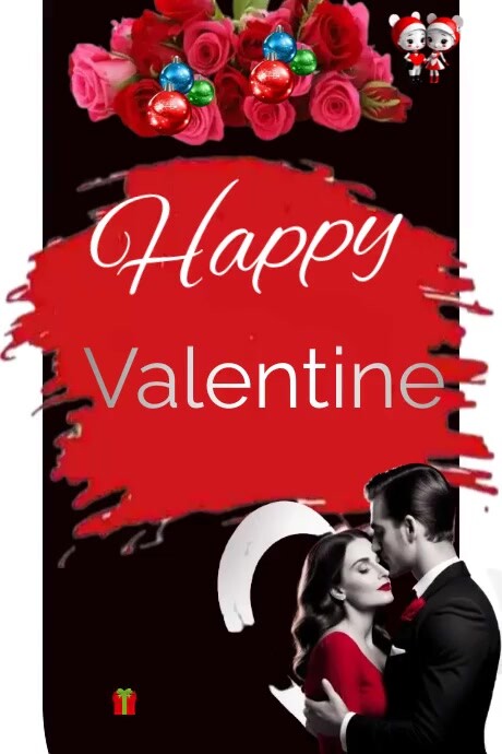 Happy Valentine Poster Design Template | PosterMyWall