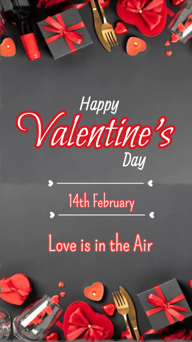 Copy of happy valentines day,valentine day post | PosterMyWall