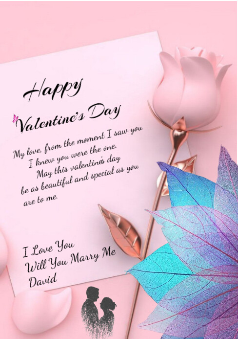 Happy Valentines Day 2025 Template | PosterMyWall