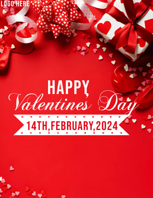 happy valentines day ad Template | PosterMyWall