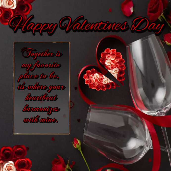 Happy Valentines Day Template | PosterMyWall