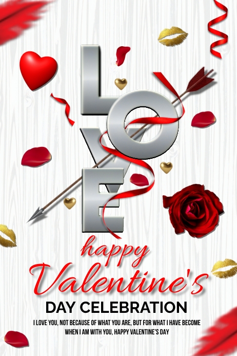 Copy of Happy valentines day | PosterMyWall