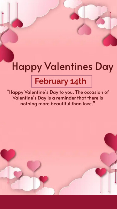 Copy of happy valentines day | PosterMyWall