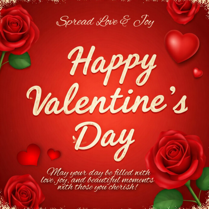 Copy of Happy Valentines Day Instagram Post | PosterMyWall