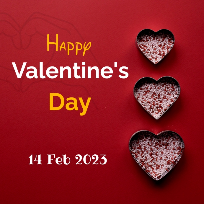 Happy valentines day Instagram post Template | PosterMyWall