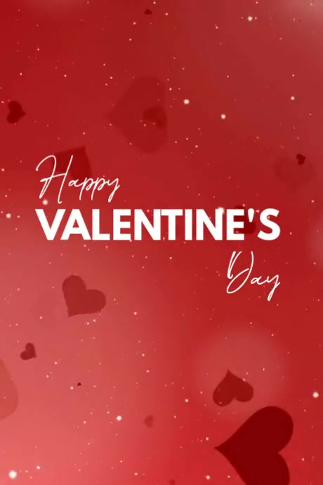 Happy Valentines day video Template | PosterMyWall