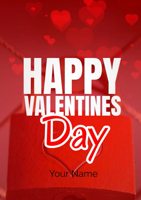 HAPPY VALENTINES Template | PosterMyWall