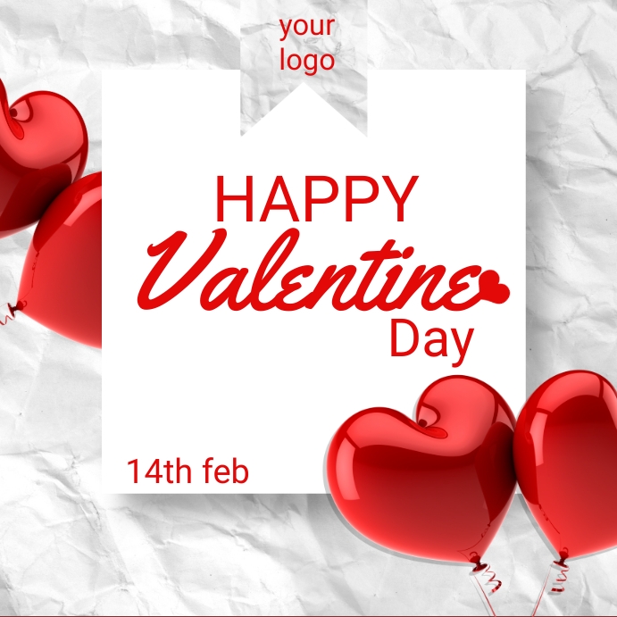 happy valentines Template | PosterMyWall