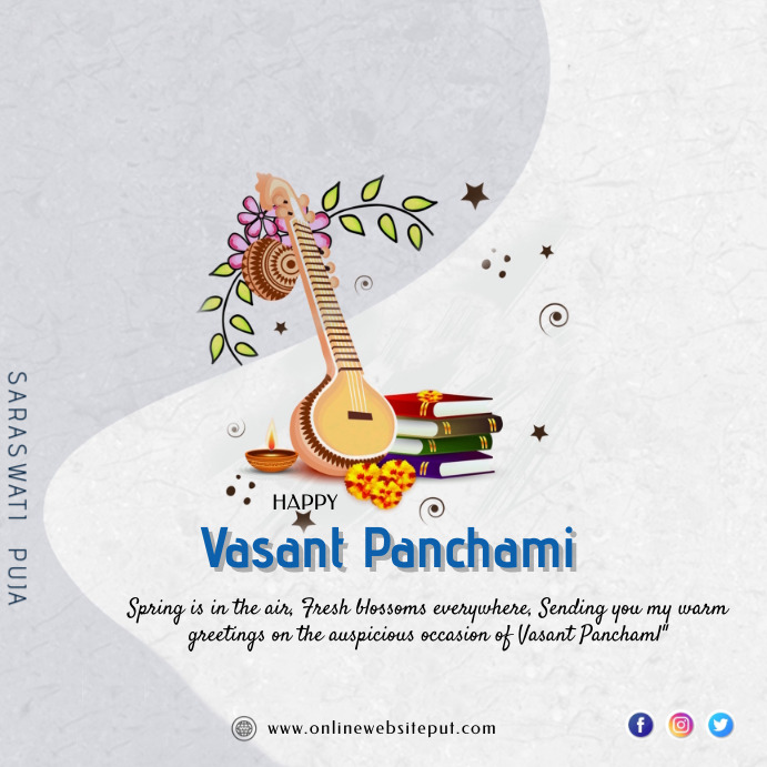 Happy Vasant Panchami Template | PosterMyWall