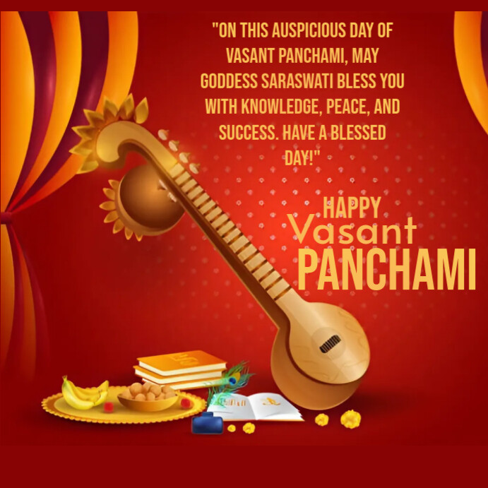 HAPPY VASANT PANCHAMI Template | PosterMyWall