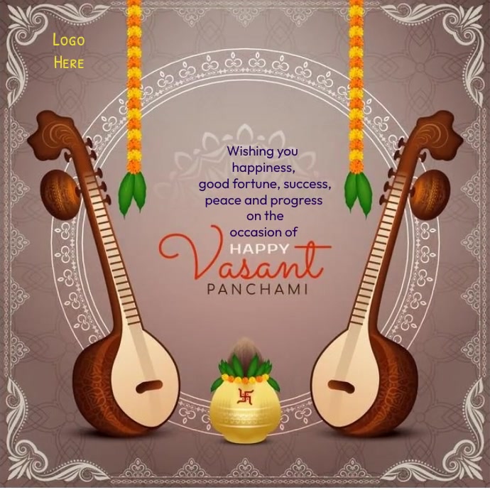 Happy Vasant Panchami Wishes Template | PosterMyWall