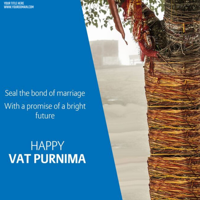 Happy Vat Purnima Template | PosterMyWall