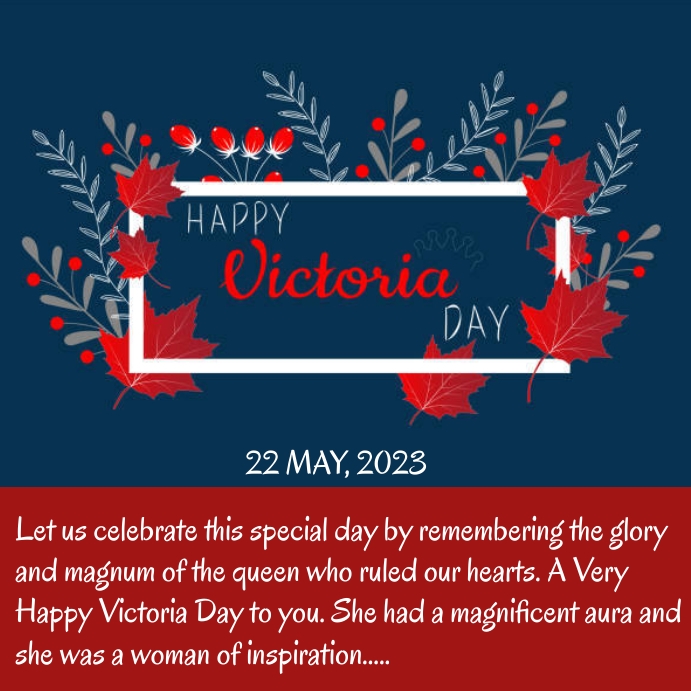 Happy victoria day Template | PosterMyWall