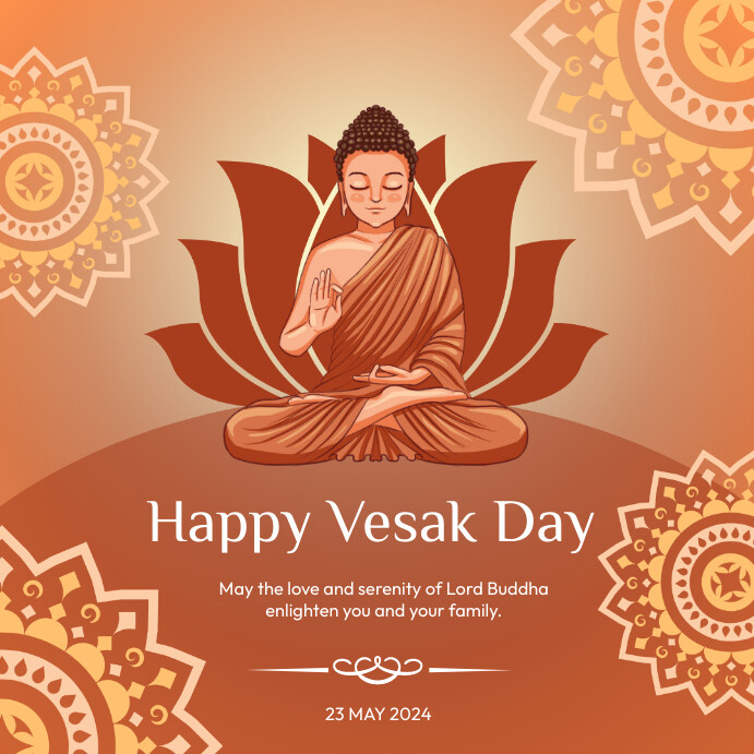 Modèle Happy Vesak Day | PosterMyWall