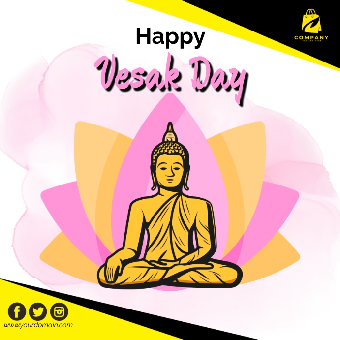 Happy Vesak Day Template | PosterMyWall