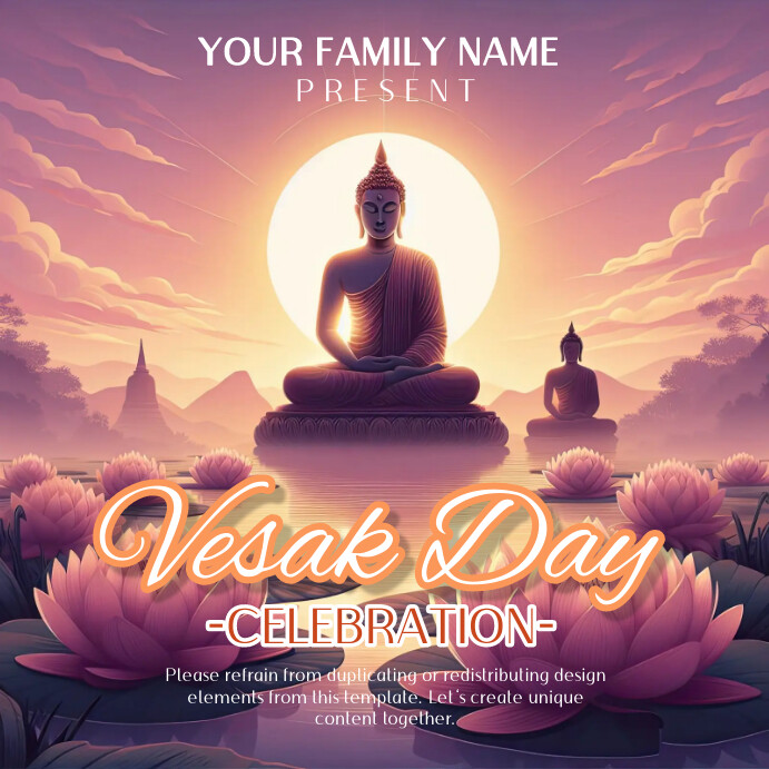Happy Vesak Day template | PosterMyWall