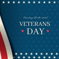 HAPPY VETERAN'S DAY ONLINE GREETING CARD Template | PosterMyWall