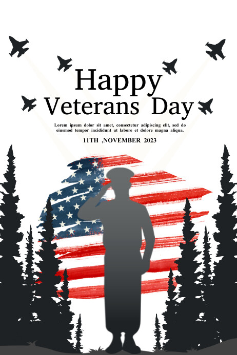 Happy Veterans Appreciation Template | PosterMyWall