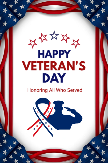 Copy of Happy Veterans Day Poster 2025. | PosterMyWall