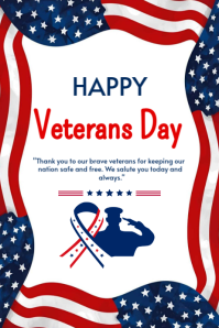 Happy veterans Day template 2025 | PosterMyWall