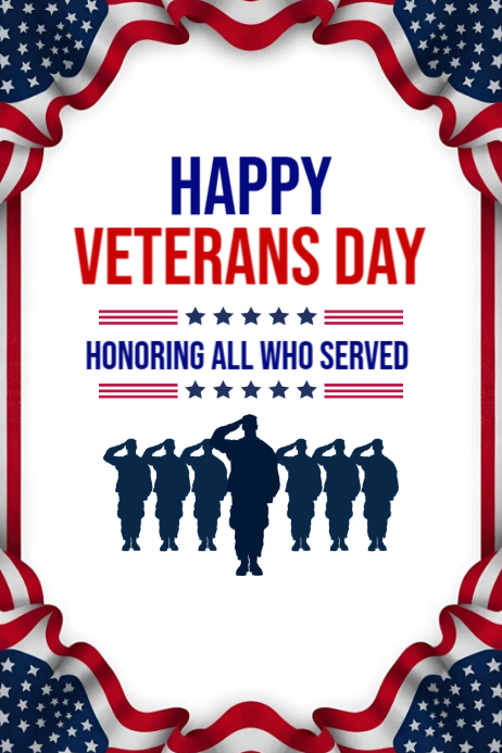 Happy veterans Day template 2025 | PosterMyWall