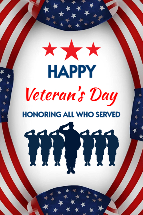 Happy veterans Day template 2025 | PosterMyWall