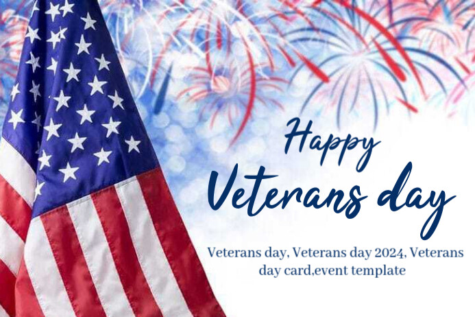 Happy Veterans day template | PosterMyWall
