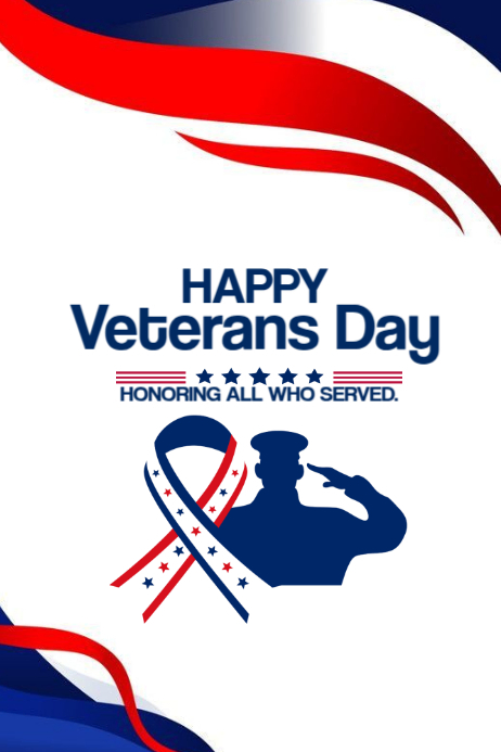 Happy veterans day template | PosterMyWall