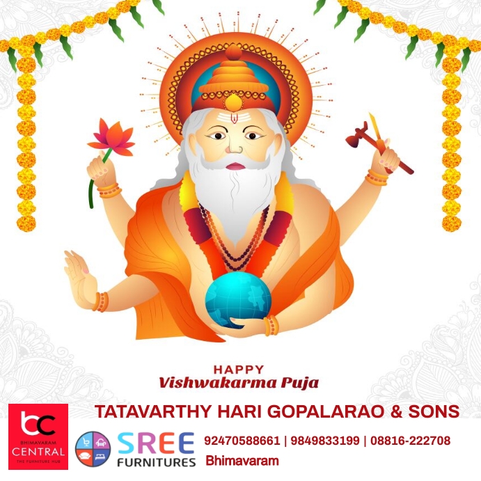Happy Vishwakarma Puja Template | PosterMyWall