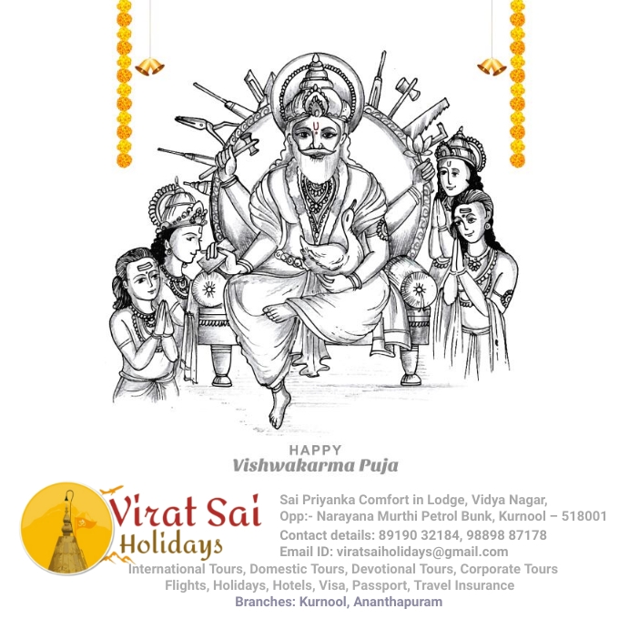 Happy Vishwakarma Puja Template | PosterMyWall